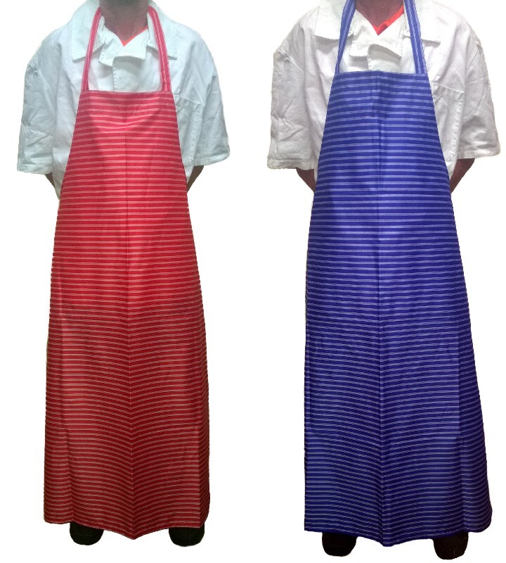 Striped Nylon Bib Apron - MARS Brand